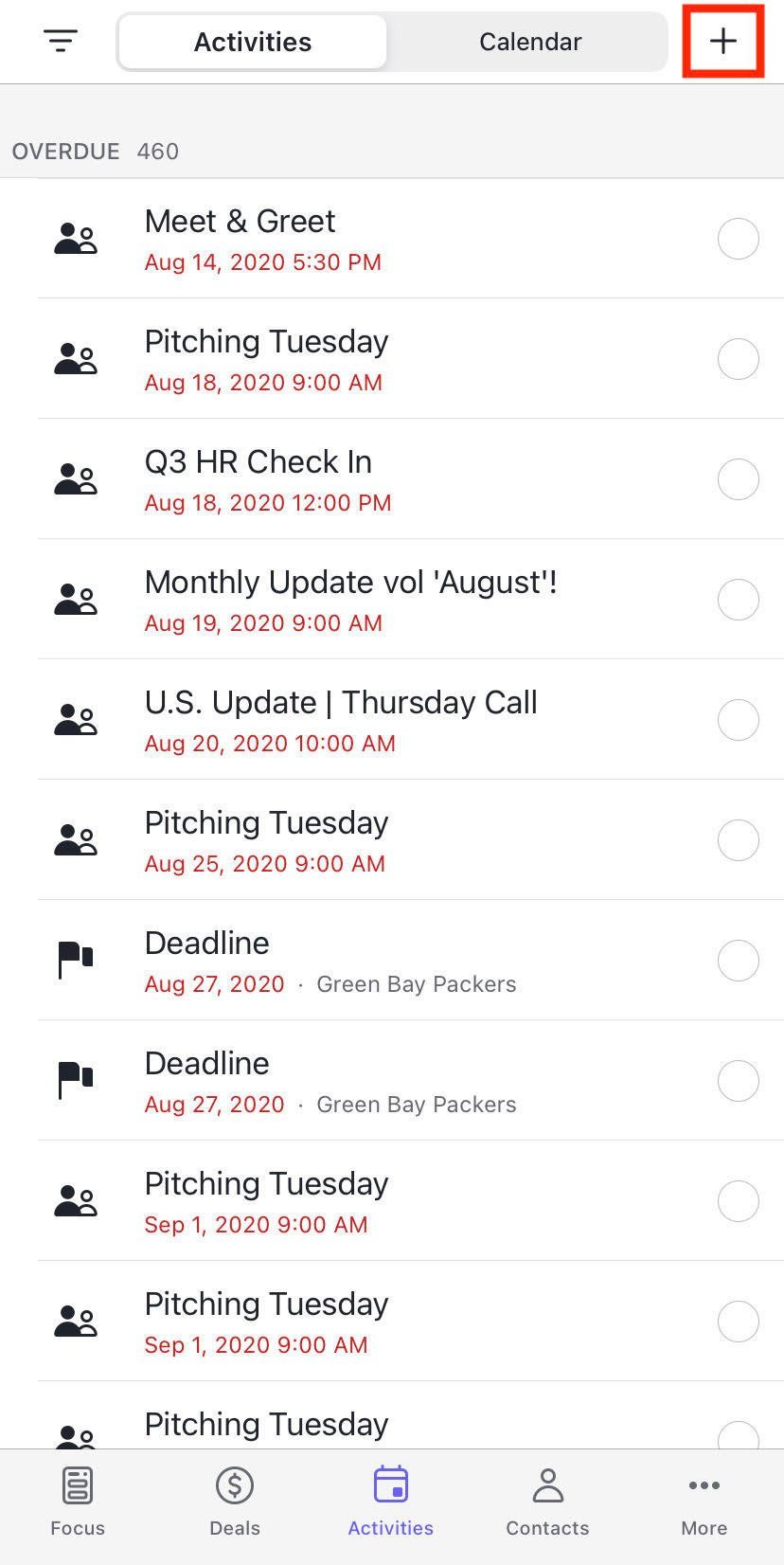 Activities - Knowledge Base | Pipedrive